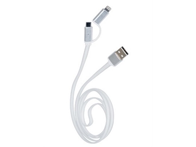 Soultech DK008B Beyaz Multi Lightning-Micro Kablo - Satpa