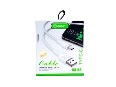 Gfuz Ca-58 Type-c 2.4.A Siyah Usb Kablo - Satpa