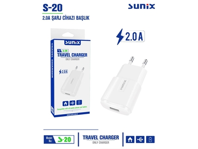 Sunix S-20 2A Şarj Başlığı - Satpa